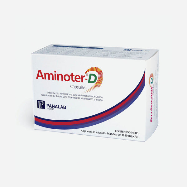 Aminoter D Suplemento Alimenticio 30 Capsulas – Farmacia Terranova